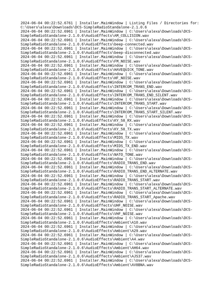 Installer Log | PDF | Computer File | Computer File Formats Installer Log | PDF | Computer File | Computer File Formats