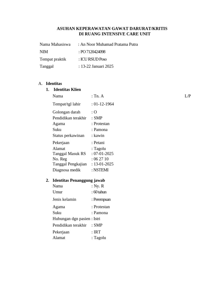 Askep NSTEMI | PDF