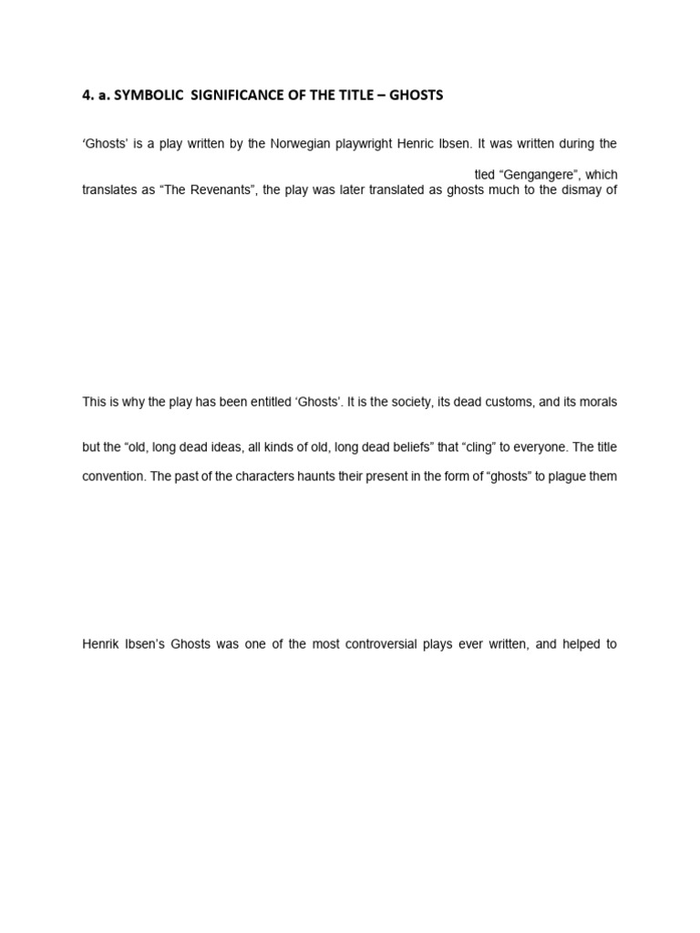 10 Marks | PDF | Ghosts