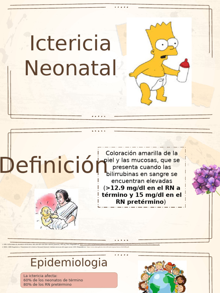 Ictericia Neonatal: Diagnóstico y Tratamiento | PDF | Especialidades ...
