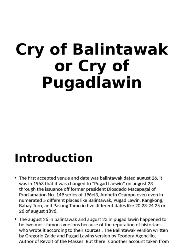 Cry of Balintaw-WPS Office | PDF | Philippines–Spain Relations | Philippines