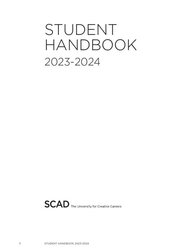 Student Handbook 2023 24 | PDF | Academic Degree