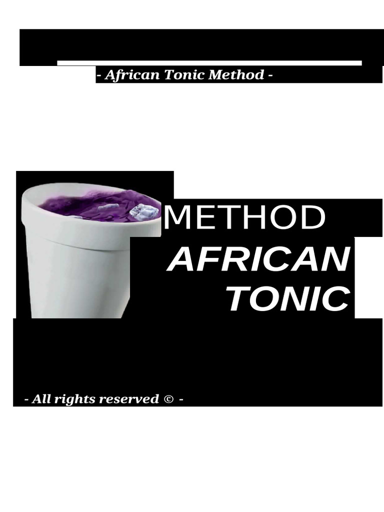 African Tonic | PDF | Strength Training | Blood