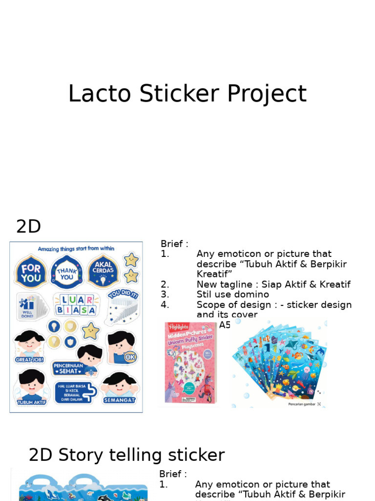 Sticker Brief | PDF
