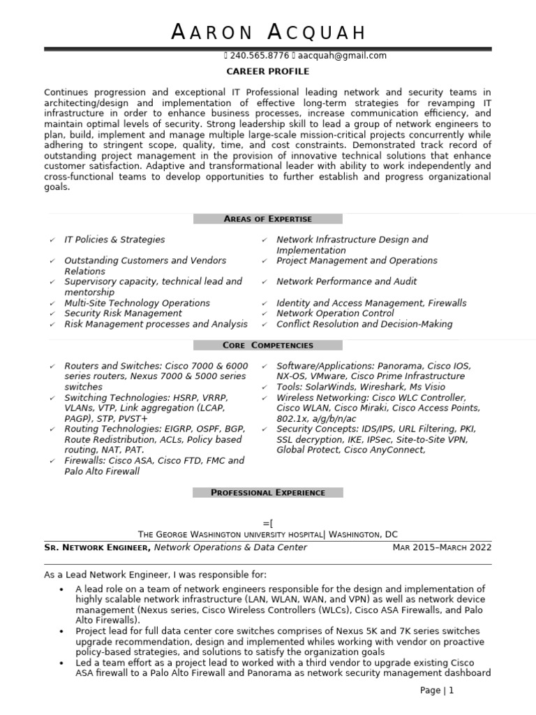 Acquah Aaron Updated1 2 | PDF | Computer Network | Firewall (Computing)