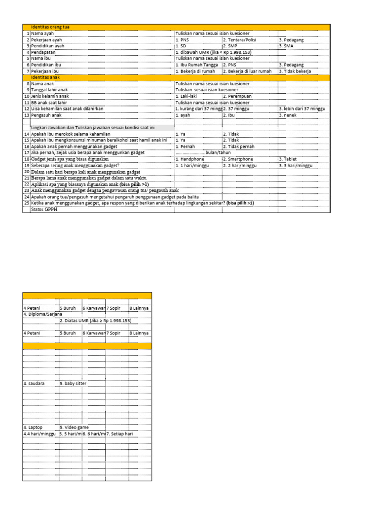 Contoh Tugas Olah Data | PDF