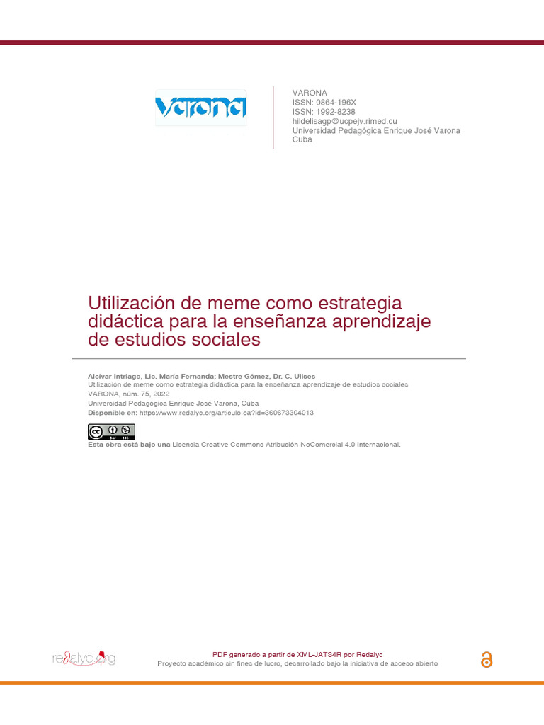Memes como Estrategia Didáctica en Sociales | PDF | Enseñando | Aprendizaje