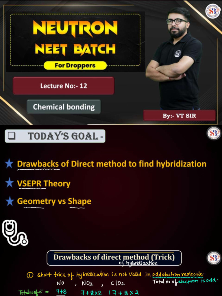 Lecture 12 Vsepr Theory Pdf