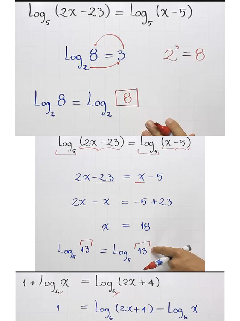Ecuaciones Log | PDF