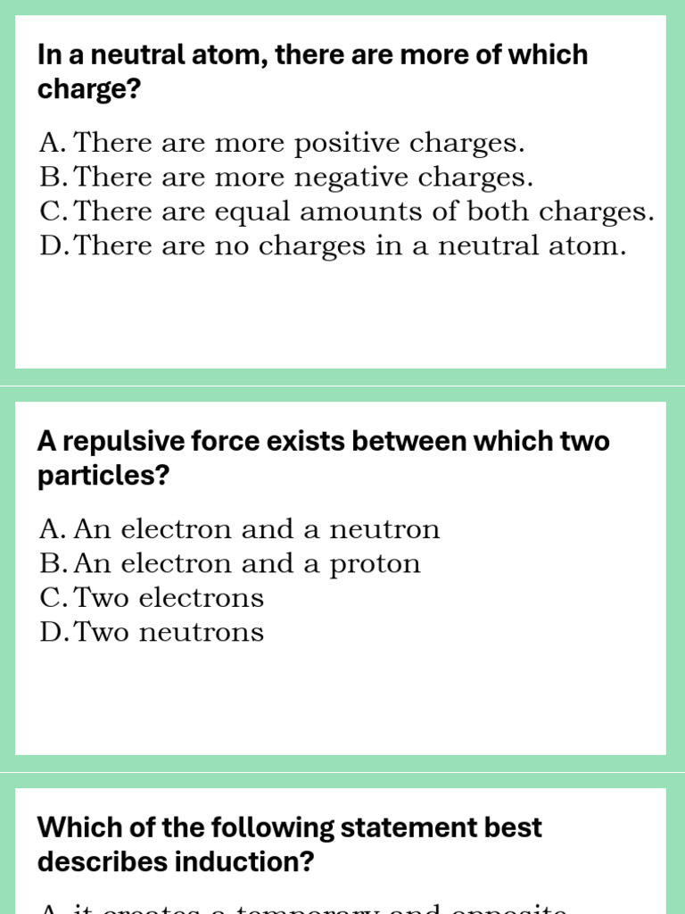 Understanding Electric Charge and Forces | PDF | Electric Field ...