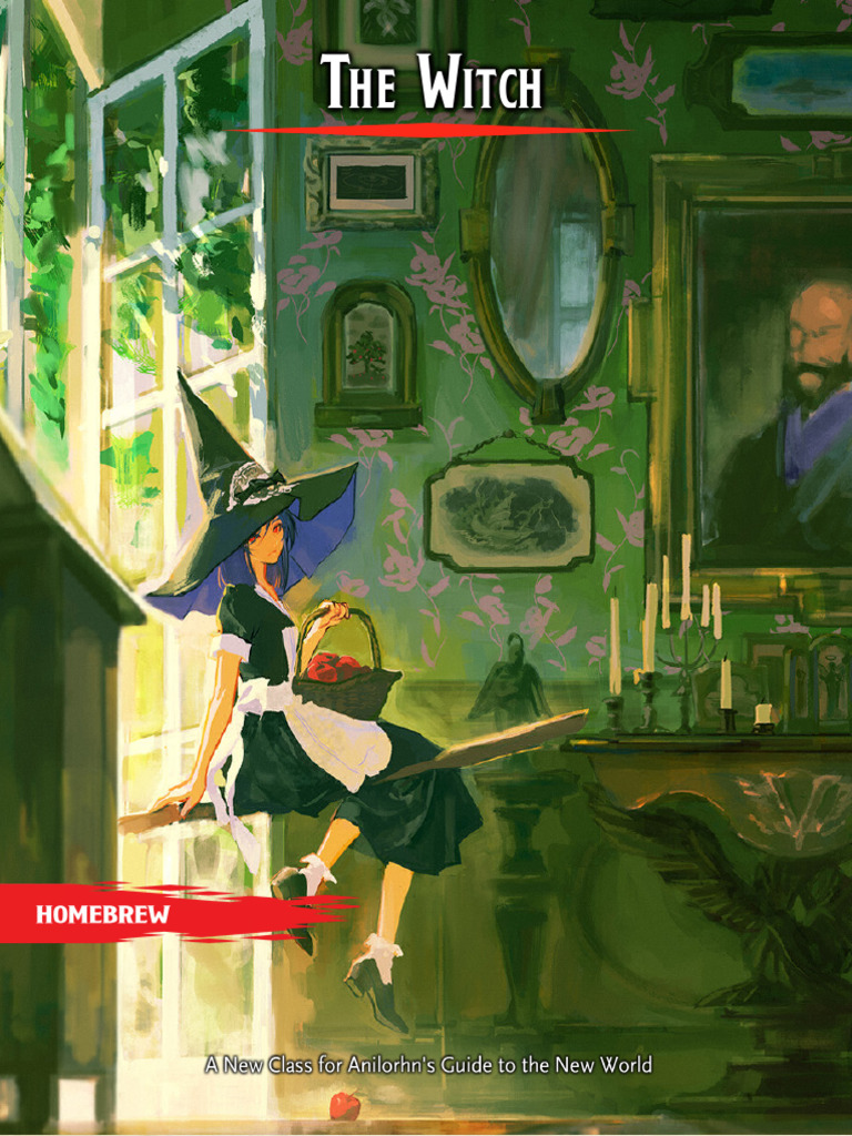The Witch - A New Class For Anilorhn's Guide To The New World - GM Binder | PDF | Magician ...