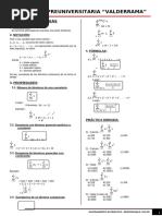 Formulas Basicas de Algebra | PDF