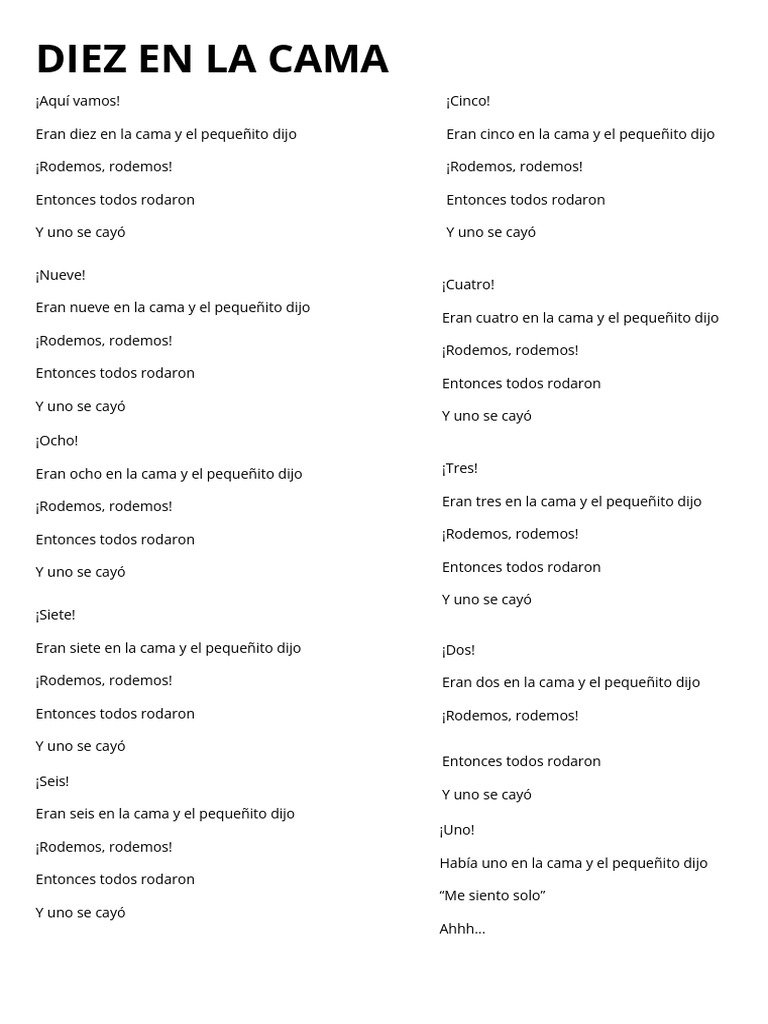 Diez en La Cama PDF | PDF