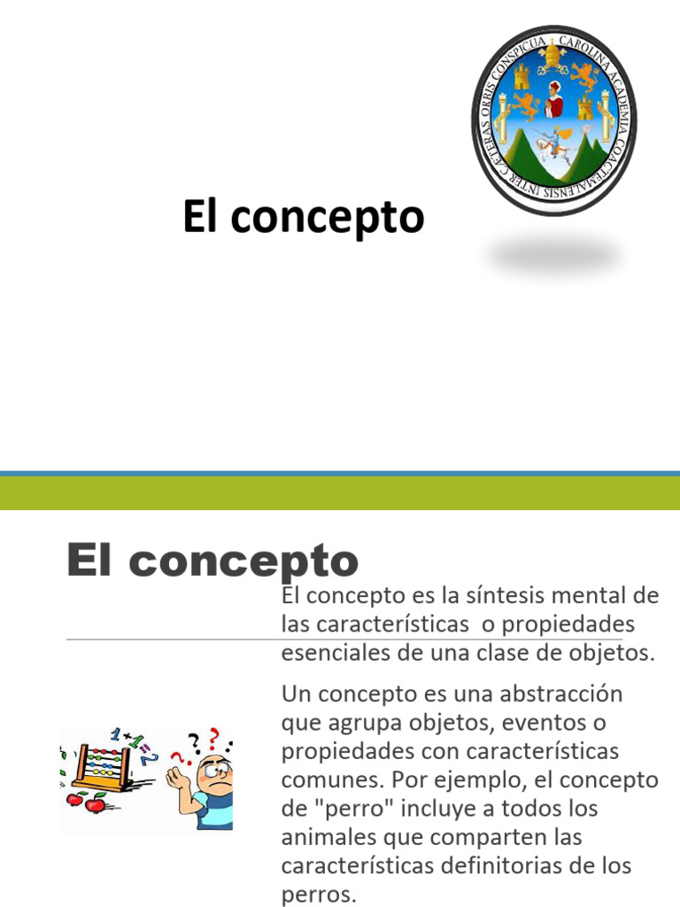 Definición y Clasificación de Conceptos | PDF | Concepto | Esencia