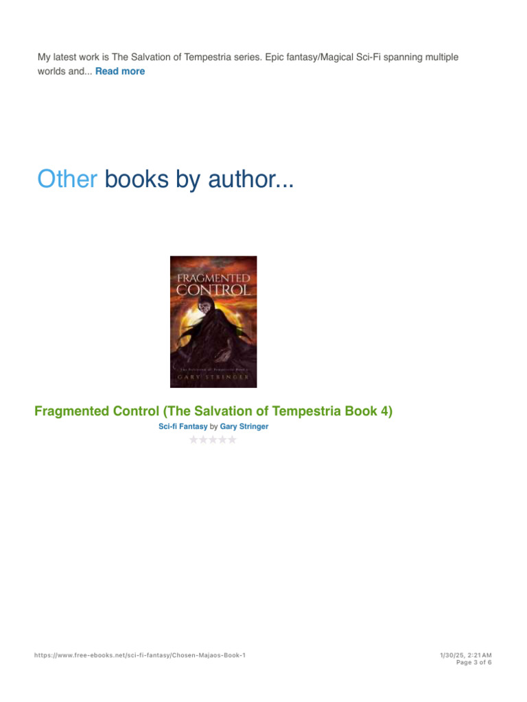 Fragmented Control: Sci-Fi Fantasy | PDF