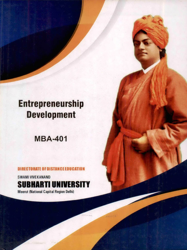 Entrepreneurship Development | PDF