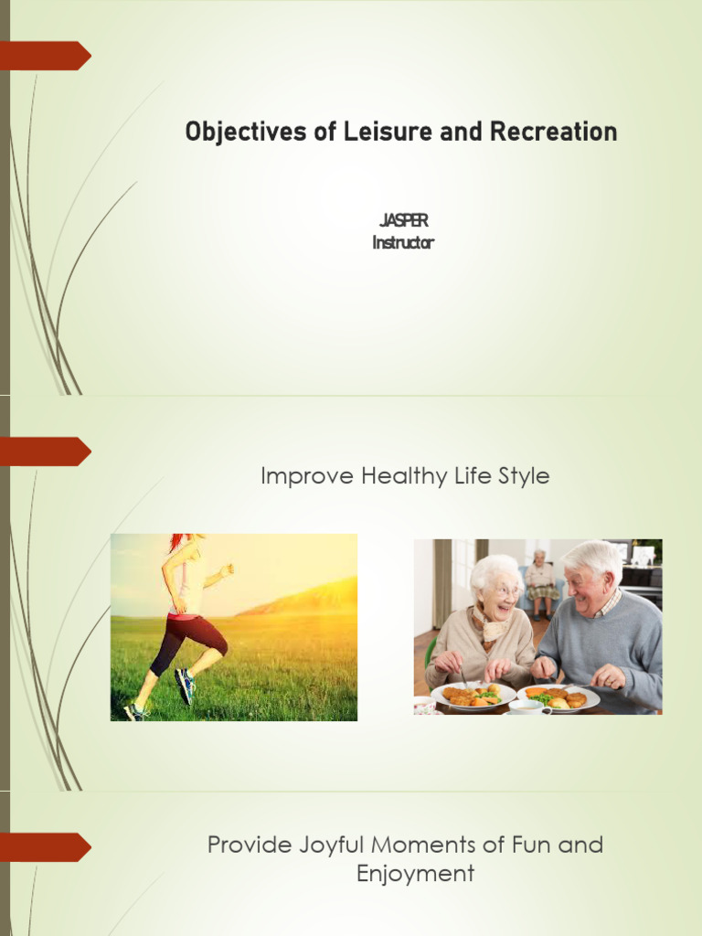 Objectives of Recreation Activities | PDF
