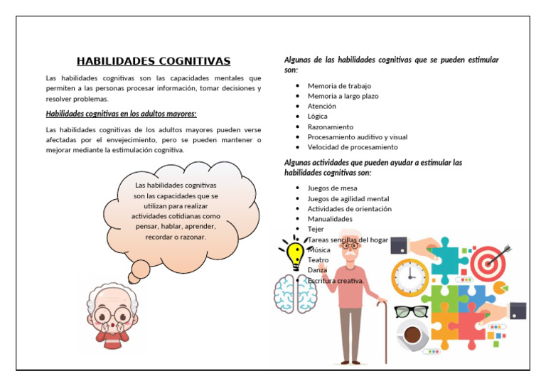 Estimulación de Habilidades Cognitivas | PDF
