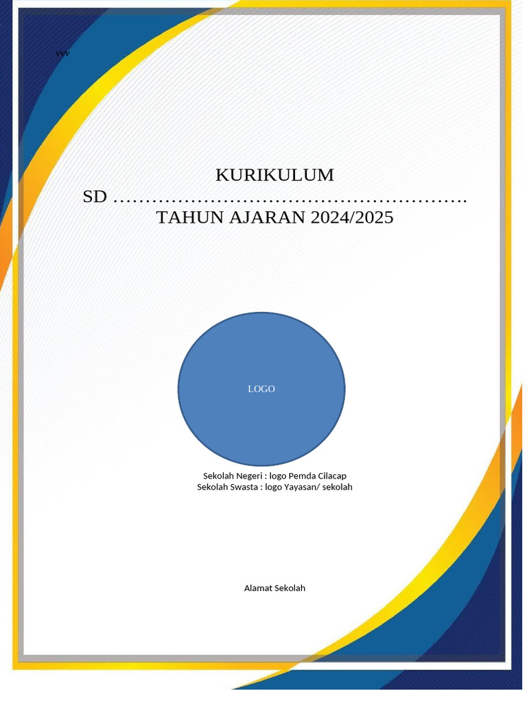 Draft Kurikulum SD 2024-2025 RakhmadWas - Ok | PDF