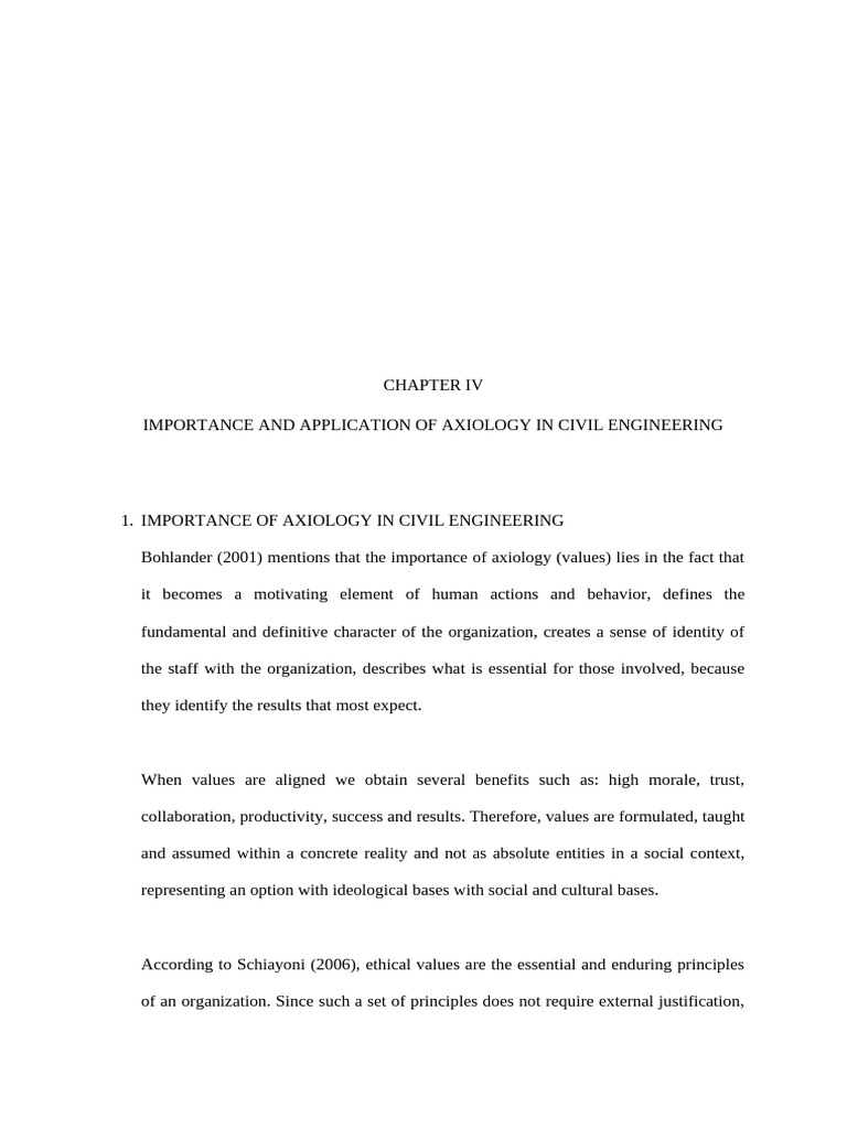 Axiology and Civil Engineering | PDF | Social Psychology | Psychology