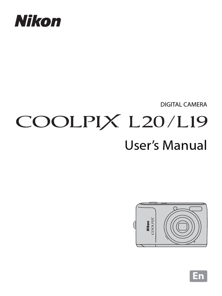 L20L19EN | PDF | Camera | Menu (Computing)