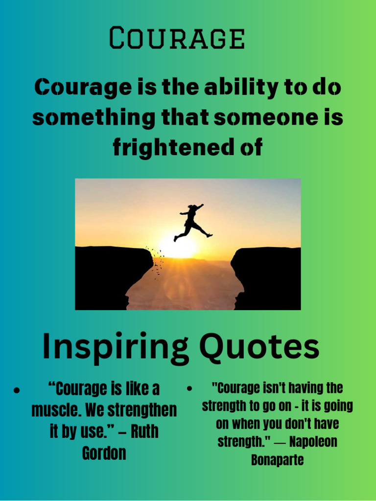 Inspiring Quotes on Courage | PDF