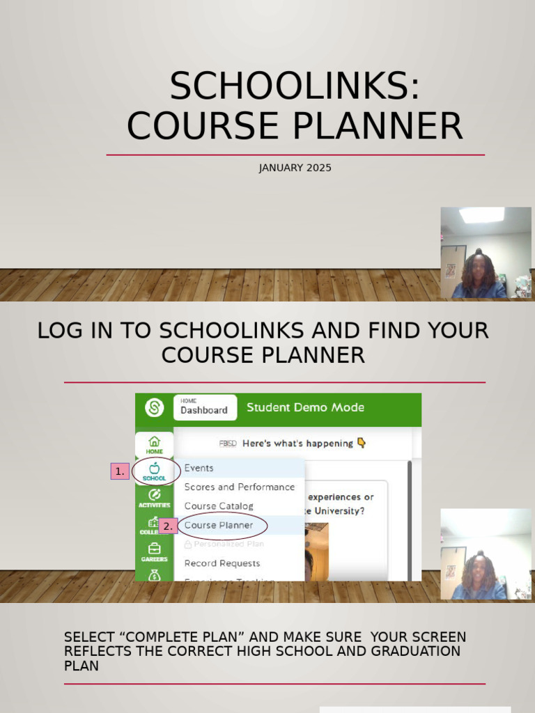 25-26 SchooLinks Course Planner252525 | PDF