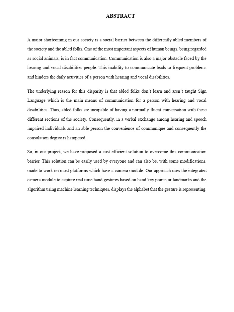 Hand Gesture Recognition Using Machine Learning and Computer Vision ...