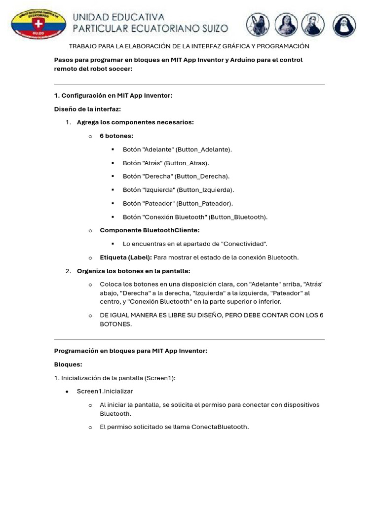 Control de Robot Soccer con App y Arduino | PDF | Bluetooth | Arduino