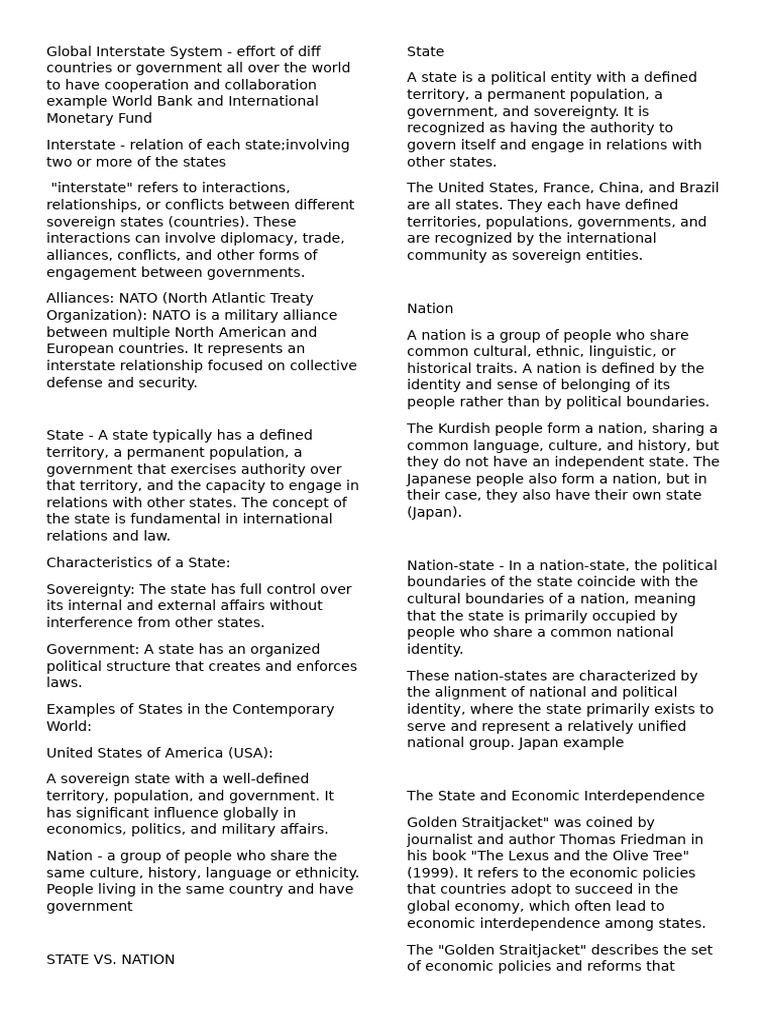 Global Interstate System | PDF | Eurozone | European Union