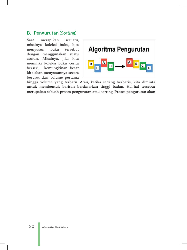 Bab 2 (B. Pengurutan (Sorting) ) | PDF