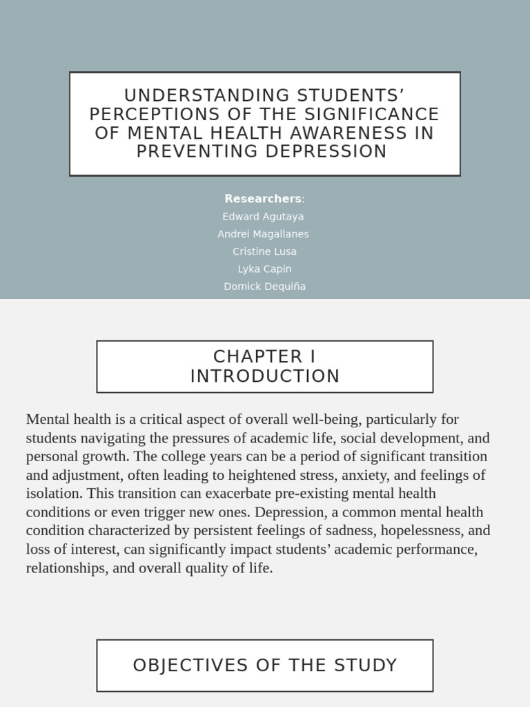 PR1 | PDF | Mental Health | Major Depressive Disorder