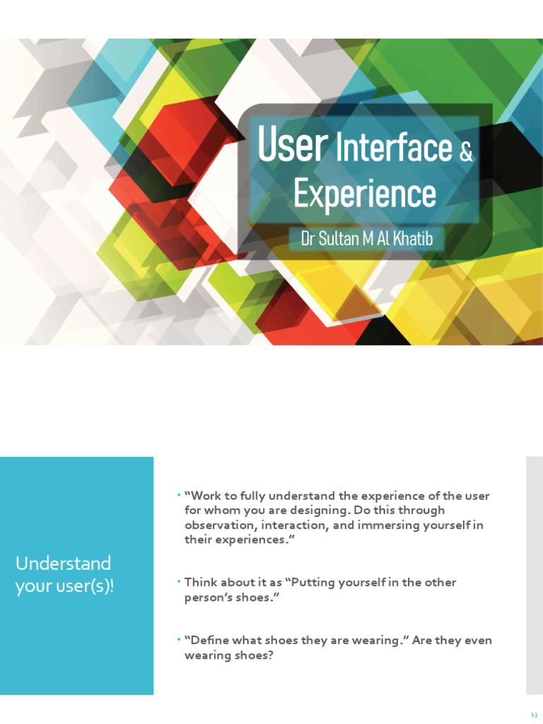 User-Centered Design Guide | PDF | Expert | Human Communication