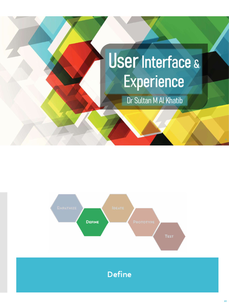 Introduction To User Interface Experience-Ch3 | PDF | Usability | Cognition