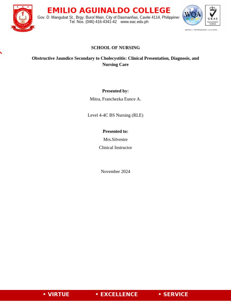 Mitra Case Study Final Docs. | PDF | Bile | Gallbladder