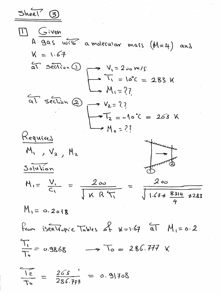 4..Ch.3 (Isentropic Flow Problems) | PDF