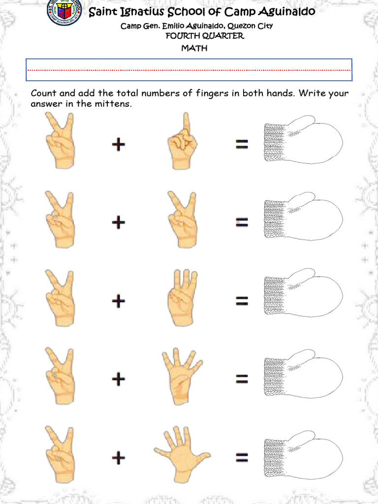 Basic Addition Exercises for Kids | PDF