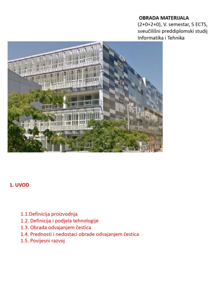 1. Uvod | PDF