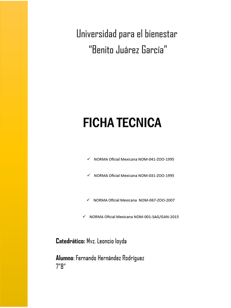 Ficha Fercho | PDF | Rabia | Vacas