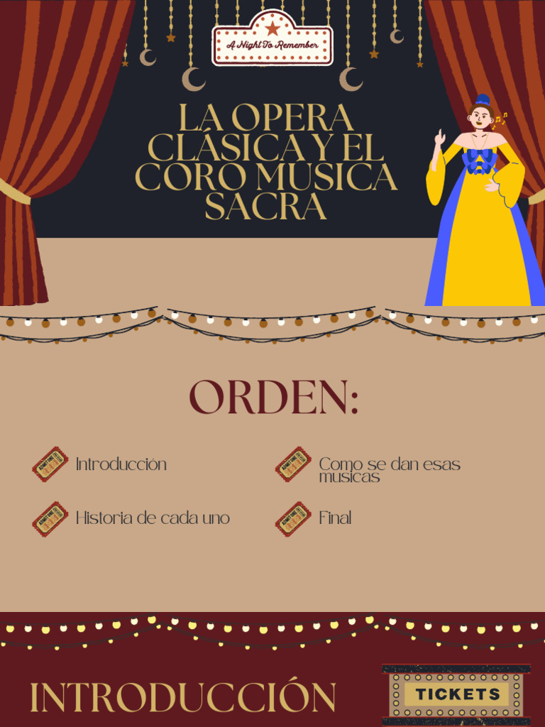 Ópera Clásica y Música Sacra: Historia y Estructura | PDF | Musica ...