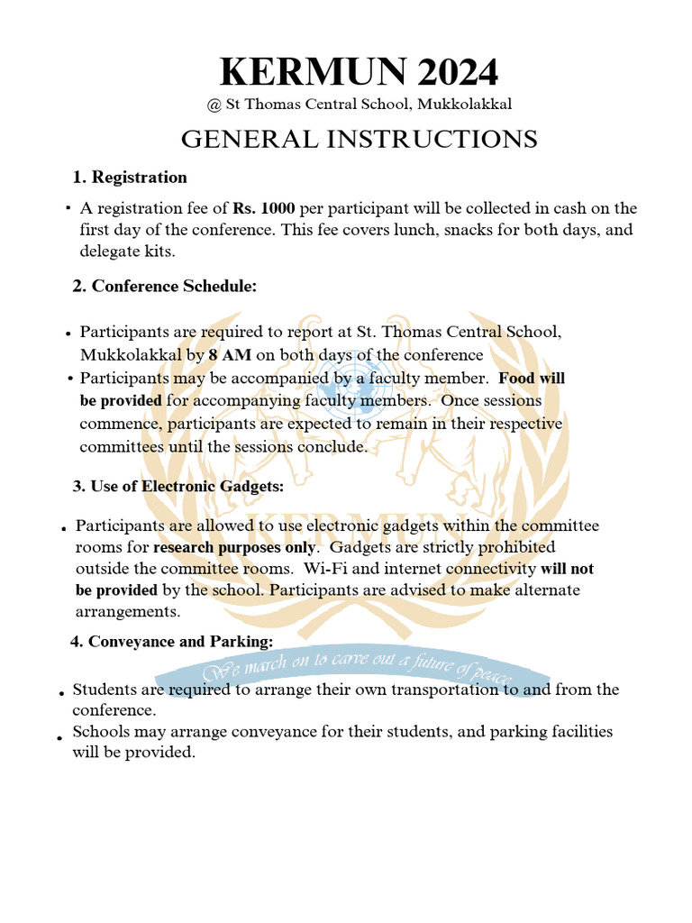 General Instructions 2 | PDF