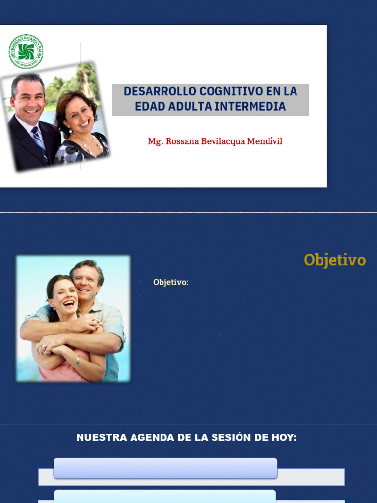 Semana 6. Adultez Intermedia. Desarrollo Cognitivo (1) | PDF | Adultos | Memoria