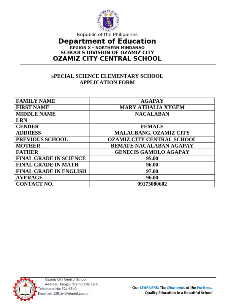 SSES-Application-Form | PDF