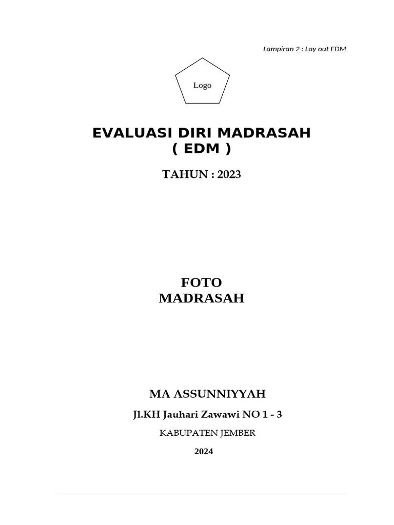 Layout Edm Latihan KKM Man 3 | PDF