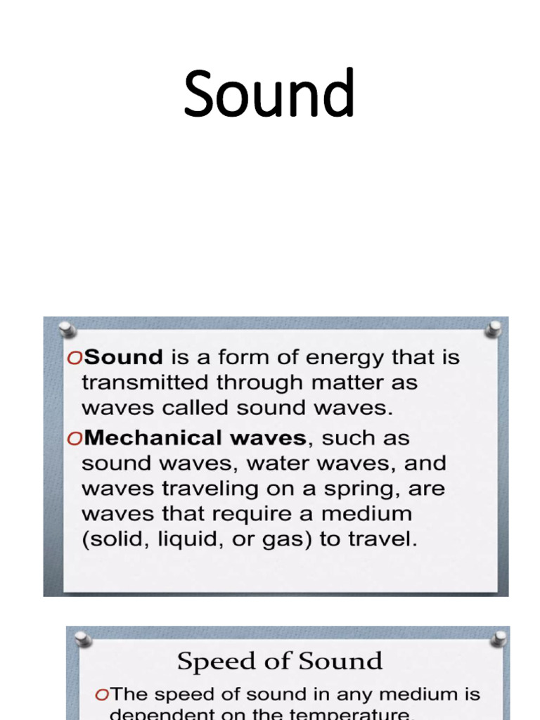 Science Sound | PDF