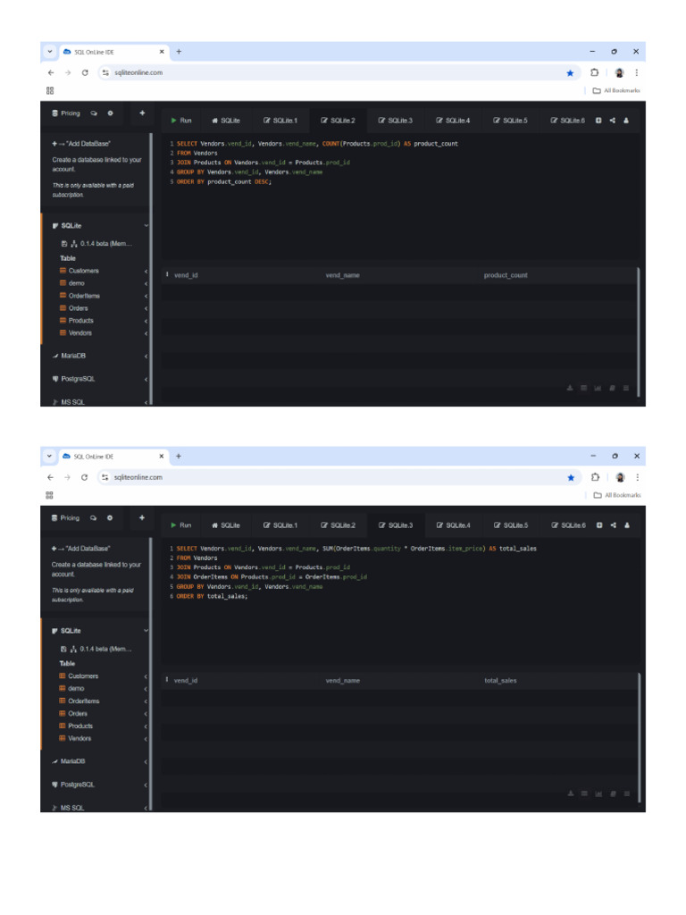 Patricia Chettiar Assignment SQL | PDF