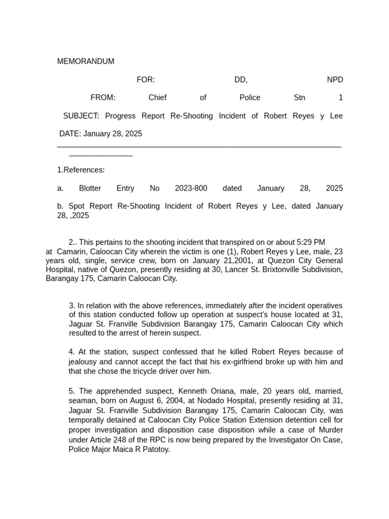 Patotoy- Progress Report | PDF
