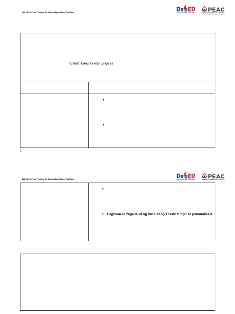 Day 2 Workshop 3A Template | PDF | Communication | Psychology