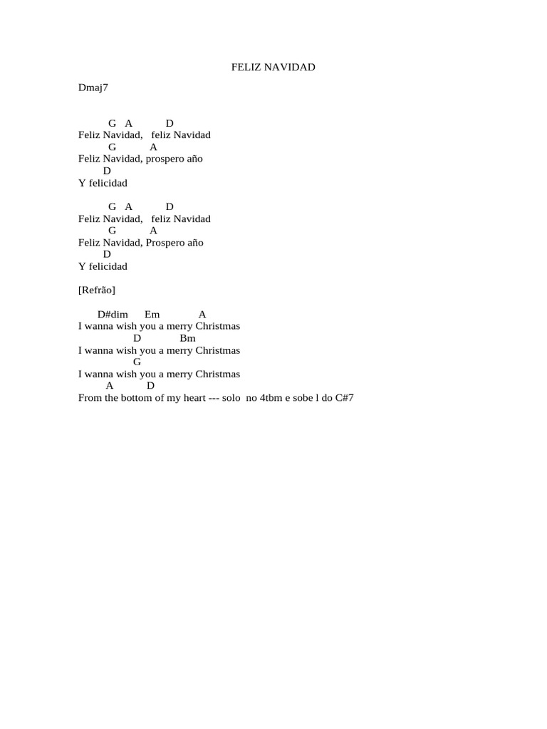 Feliz Navidad | PDF