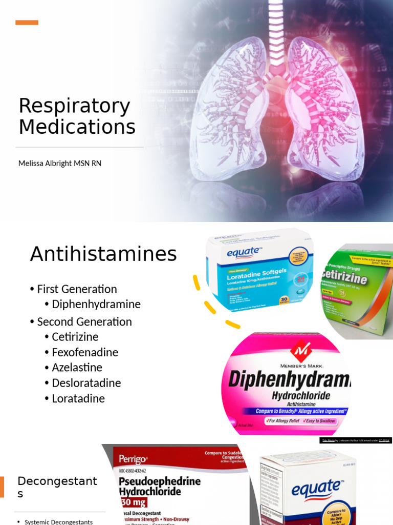 Respiratory Medications | PDF